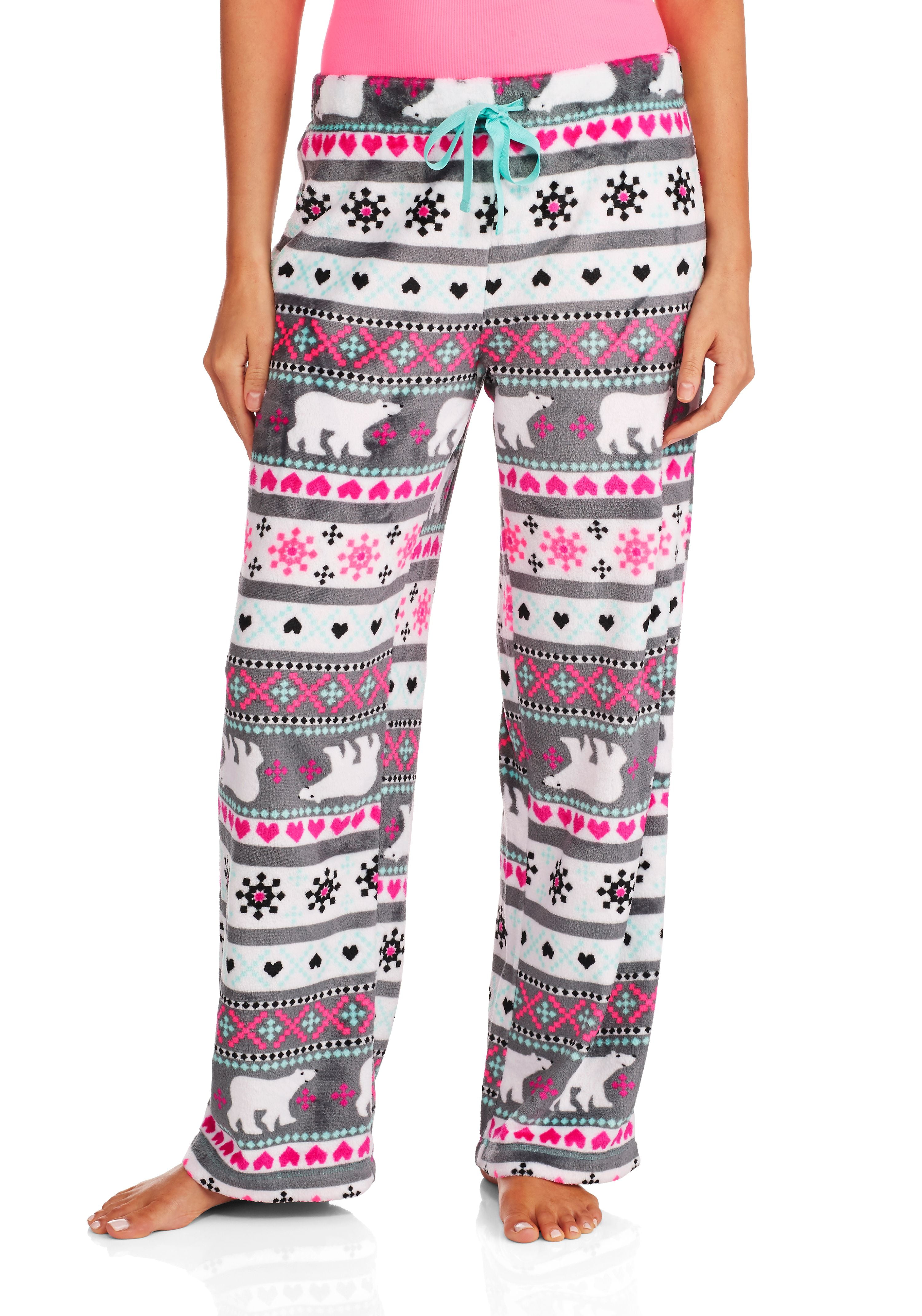 Women's Super Minky Plush Pajama Sleep Pant - Walmart.com