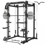 Marcy Diamond Elite Olympic Smith Cage Machine, Plate Loaded Home Gym ...