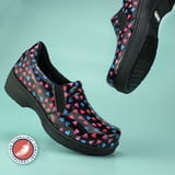 Hawkwell Pro Leather Nurse Clogs for Women - Lightweight Slip Resistant ...