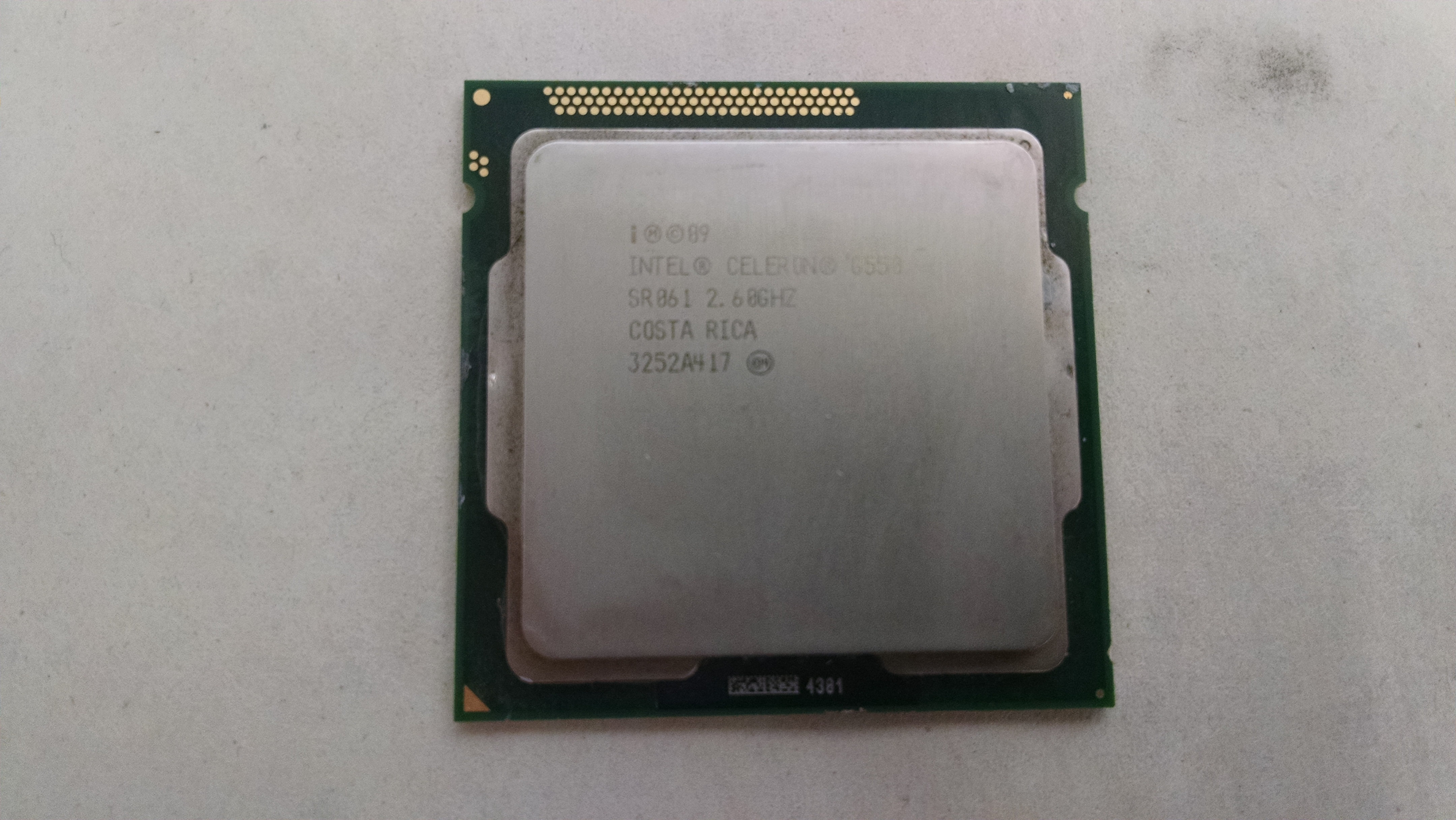 Refurbished Intel SR061 Celeron G550 LGA 1155/Socket H2 2.6 Desktop CPU ...