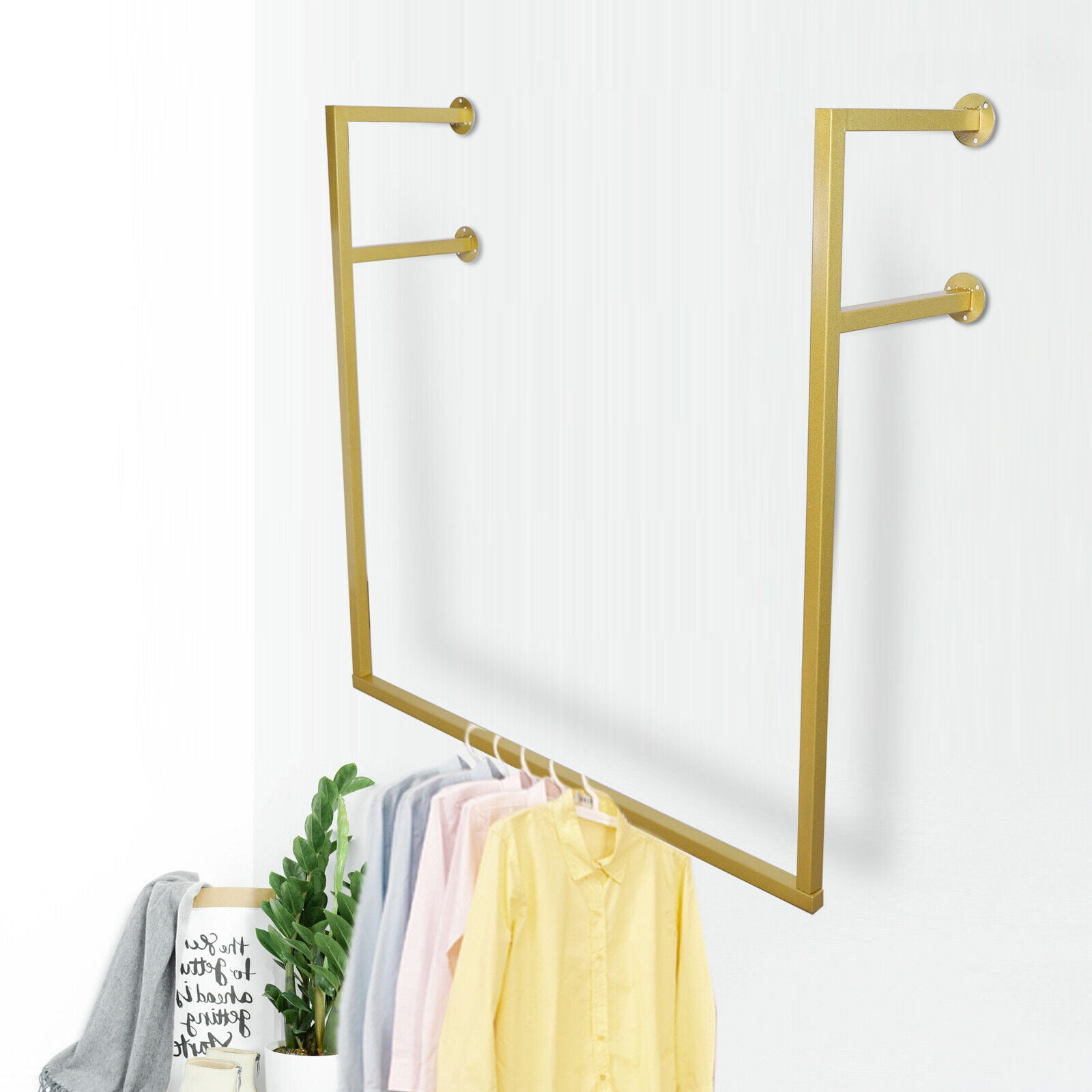 Clothing Store Simple Wall Mounted Metal Display rack, Window Hanging ...