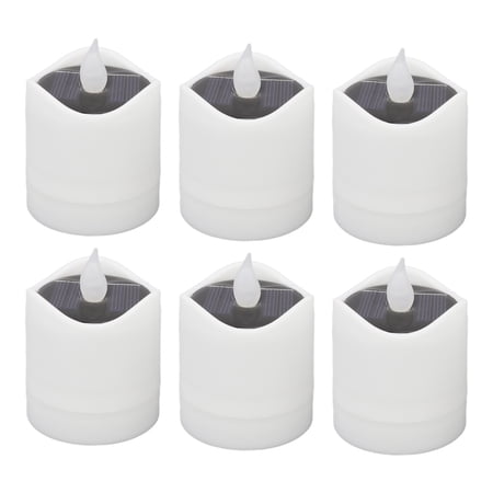 Tea Lights Candles, Bright Flickering 6pcs LED Tealights For Cafes For ...