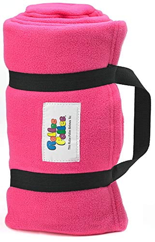 ROLLEE POLLEE Nap Sac Roll Up Napping Blanket with Attached Pillow for ...