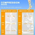 Compression Socks for Women & Men 6 Pairs Knee High Compression Socks ...