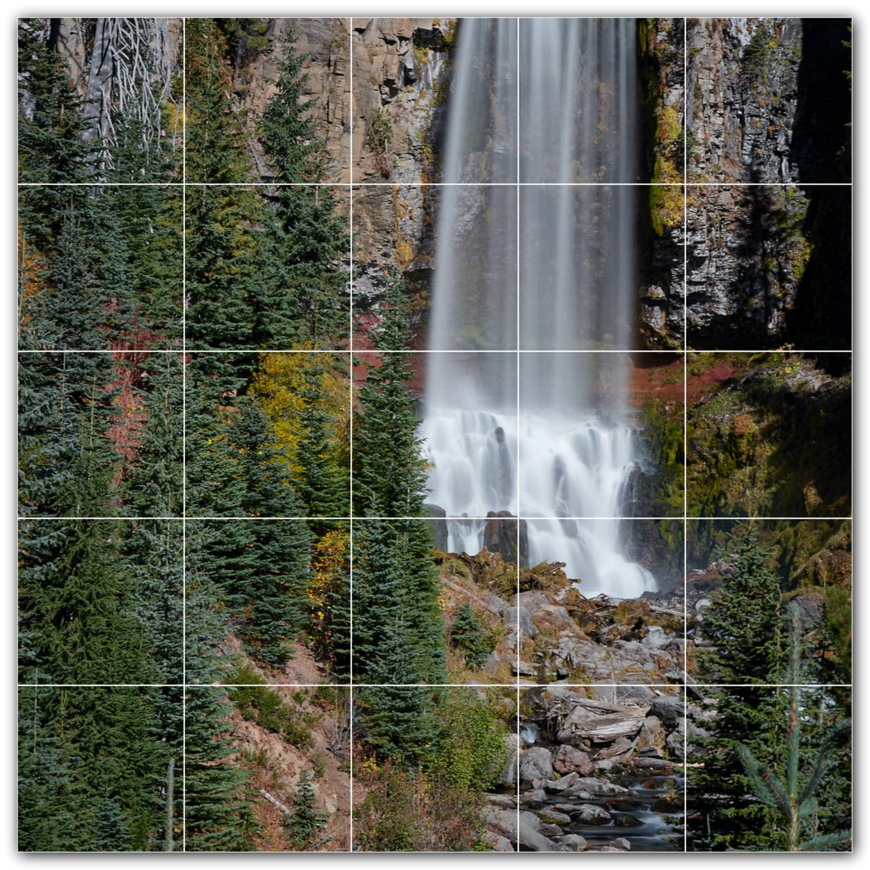 Picture-Tiles.com: Waterfalls Ceramic Tile Wall Mural WAL501118-55M. 30 ...