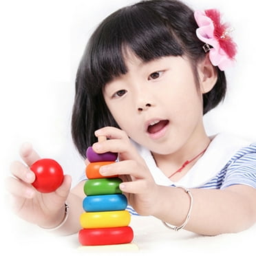 Fisher-Price Rock-a-Stack Ring Stacking Toy for Infants, Made with ...