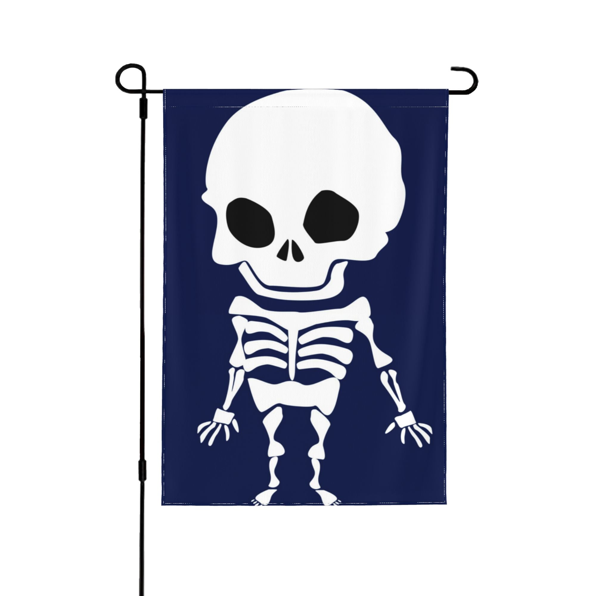 XMXY Skeleton Scary Skull Garden Flags Double Sided,Farmhouse Holiday ...