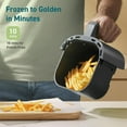 Cosori 21 Qt Mini Air Fryer Oven 4 In 1 Nonstick Dishwasher Safe Compact Grey