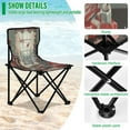 600D Oxford Camping Chair Portable Foldable Chair Supports 220 lbs for ...