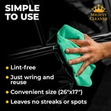 Mighty Cleaner Car Shammy Cloth 26x17 Reusable Super Absorbent for ...