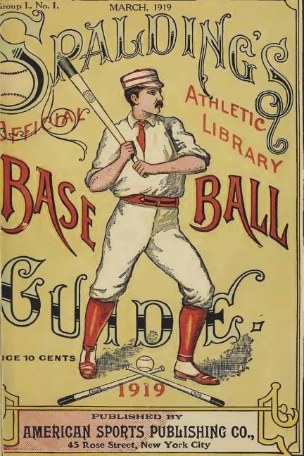 Spalding's Official Baseball Guide - 1919 (Paperback) - Walmart.com