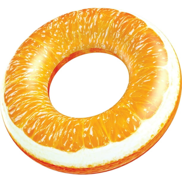 Tropical Fruit Pool Tube 36" - Orange - Walmart.com