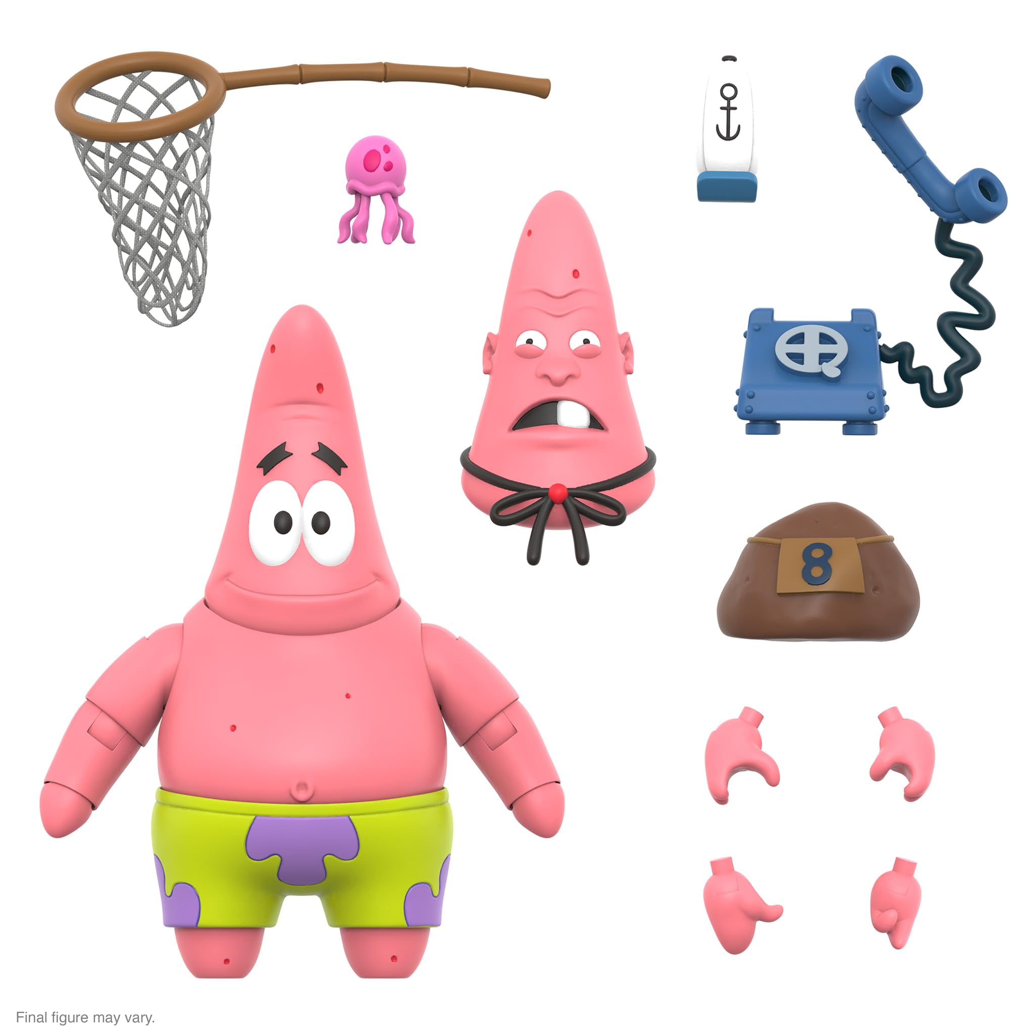 Super7 Spongebob Squarepants ULTIMATES! W2 - Patrick Action Figure ...