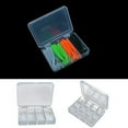Cheers.US Fishing Tackle Boxes Transparent Fish Tackle Storage with ...
