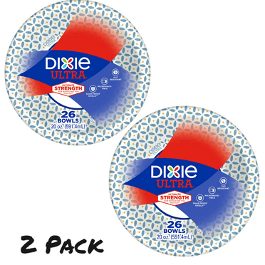 Dixie Ultra 20 oz Paper Bowls, Pack of 26 - Walmart.com