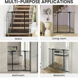 BalanceFrom Easy Walk-Thru Safety Gate for Doorways and Stairways with ...
