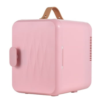 Mini Fridge, 4 Liter/6 Cans Small Refrigerator With Dimmable LED Light ...