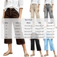 Aimik Women's High Waist Cargo Capri Jeans Button Fly Cropped Denim ...