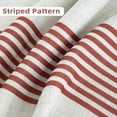 DriftAway Chris Vertical Striped Pattern Linen Blend Thermal Insulated Blackout Linen Window ...