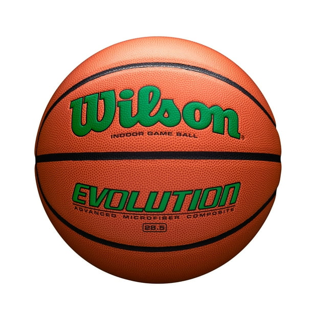 Wilson Evolution Game Basketball, Intermediate Size, Green - Walmart ...