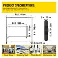 BENTISM 8 X 8 ft Banner Stand Display Backdrop Adjustable Height and ...