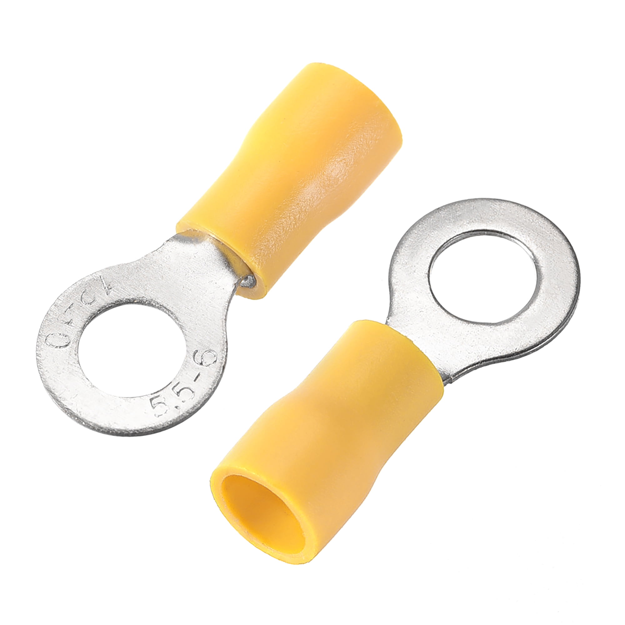 RV5.5-6 Insulated Electrical Crimp Terminal Ring-Spade Wire Connector ...