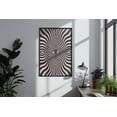 Affixzi Psychedelic Third Eye Poster, 70s Optical Illusion Art Print ...