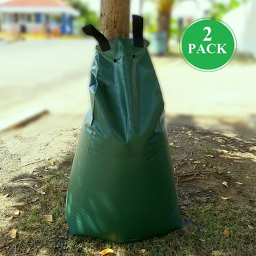 Greenscapes Tree Watering Bag, Holds 20 Gallons of Water, Green, Safe ...