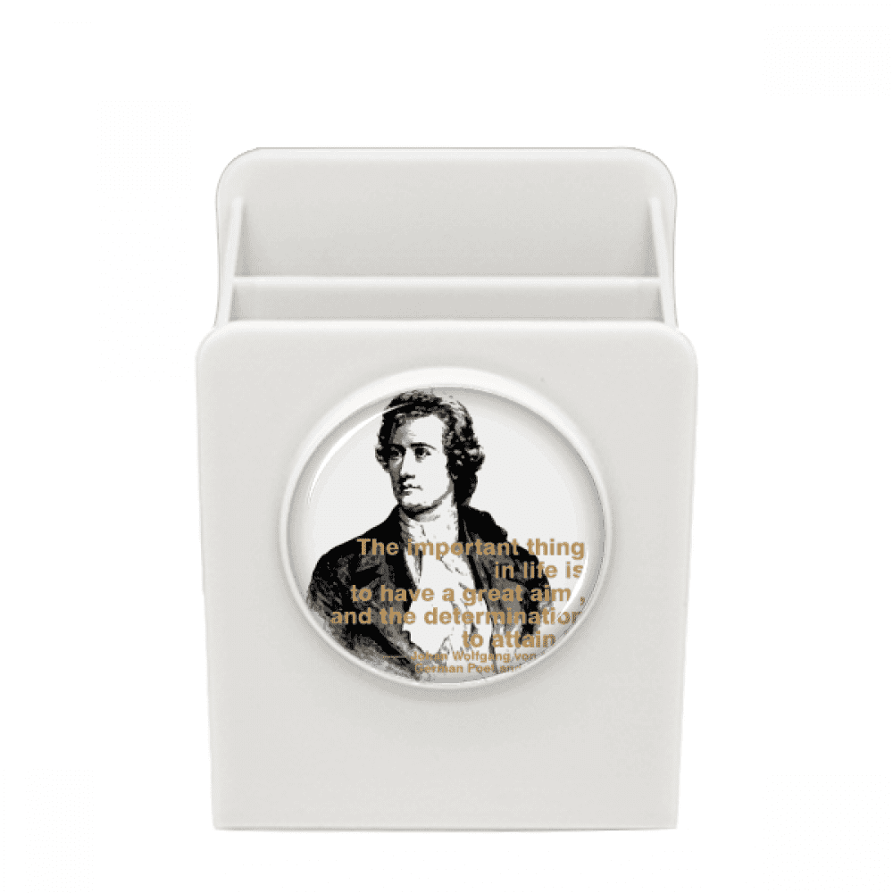 German Poet Dramatist Goethe Desk Pencil Holder Cup Pen Organizer ...