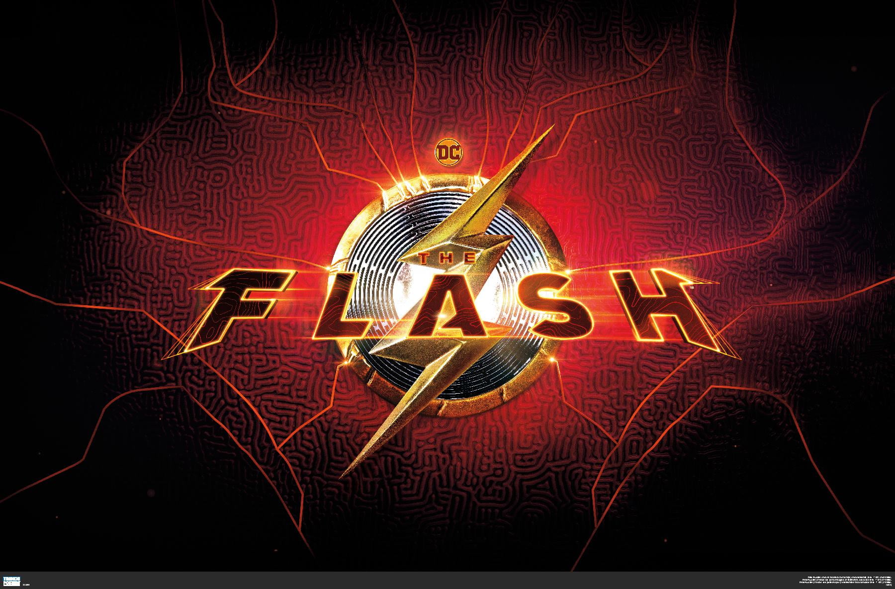 DC Comics Movie The Flash - Logo Wall Poster, 14.725" x 22.375 ...