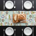Easter Table Runner 70 Inch Long Dresser Scarves Cotton Linen ...