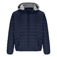Aellinatey Winter Men's Hat Thickened Hooded Cardigan Drawstring ...