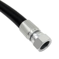 1/2" Hydraulic Hose Assembly, Double Wire Braid, Female JIC Straight ...