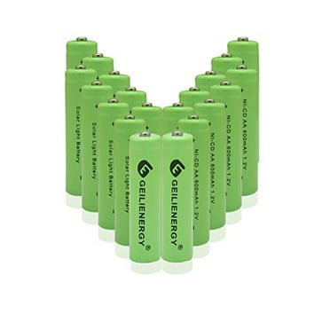 AA Rechargeable Battery 1.2V NICD 1000mAH Batteries for Garden ...