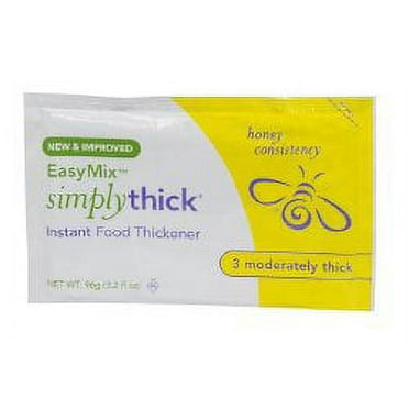 SimplyThick Easy Mix Food & Drink Thickener Unflavored 96 Gram Packet ...
