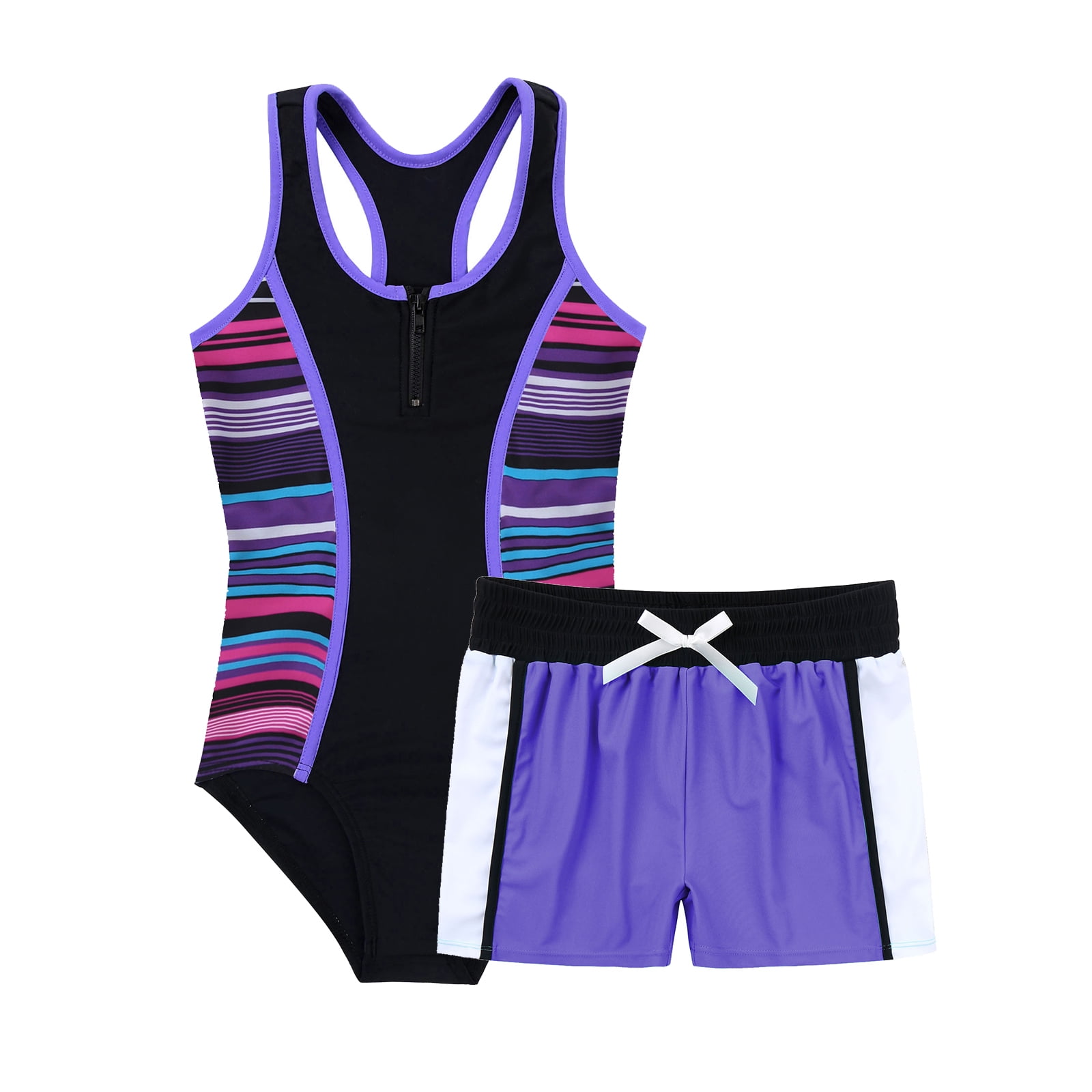 Click here for Sholeno Kids Girls 2 Pieces Swimsuit Floral Print... prices