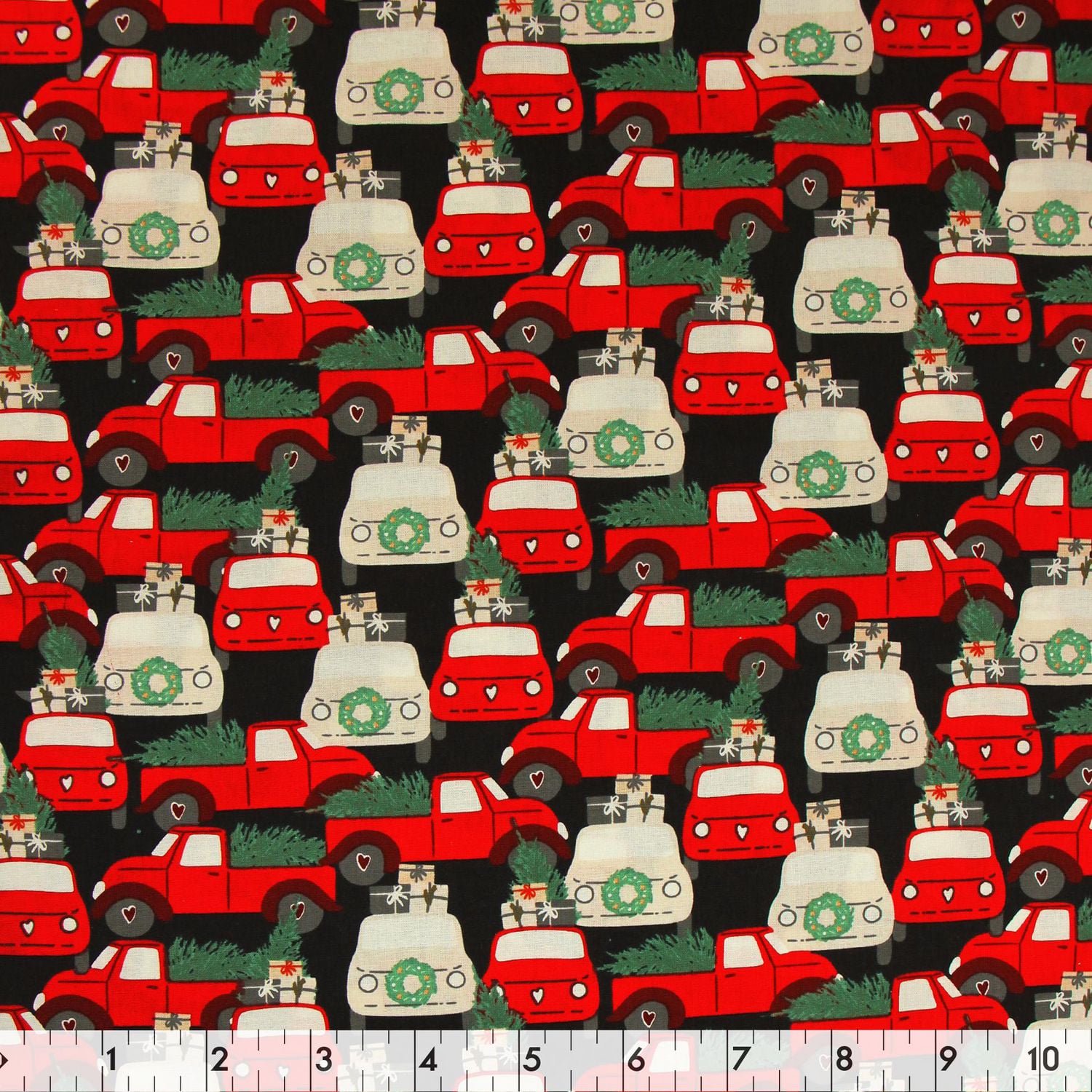 Click here for Fabric Creations Black Christmas Life Cotton Fabri... prices
