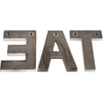 MyGift Decorative Cutout Wooden EAT Letters Wall Mounted Signs, Multi ...