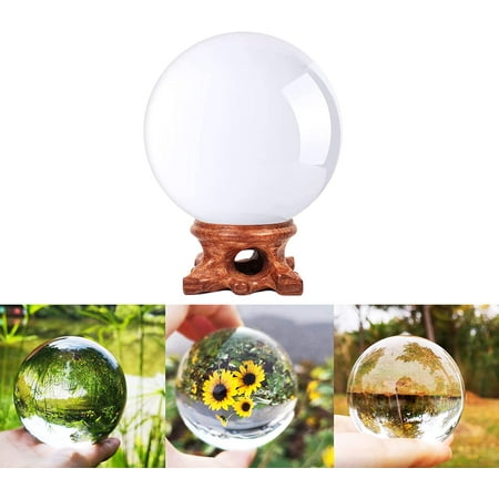 Aise Jade K9 Crystal Glass Balls with Stand and Carrying Pouch for ...