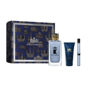 D&G King Men's Cologne Giftset (3PC) - 3.3oz EDT, 1.6oz Gel, Mini EDT ...