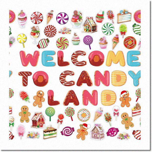 Sweet Treats Wonderland Bulletin Border Decoration Kit - Candy Land ...