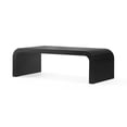 Christopher Knight Home 47" Modern Waterfall Coffee Table, Curved ...