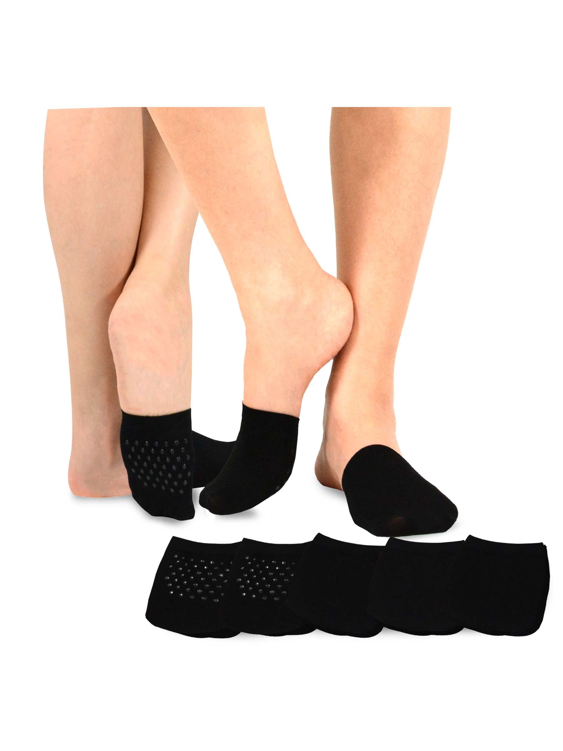 TeeHee Socks - TeeHee Womens Seamless Toe Topper Liner Socks 5-Pack ...