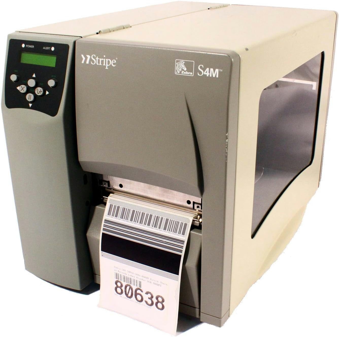 Restored Zebra S4M Direct Thermal Printer – 4.09" Print Width, 300 dpi ...