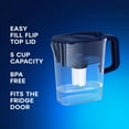 Aquaphor Compact Water Filter Pitcher, 5-Cup Capacity, Blue with B15 ...