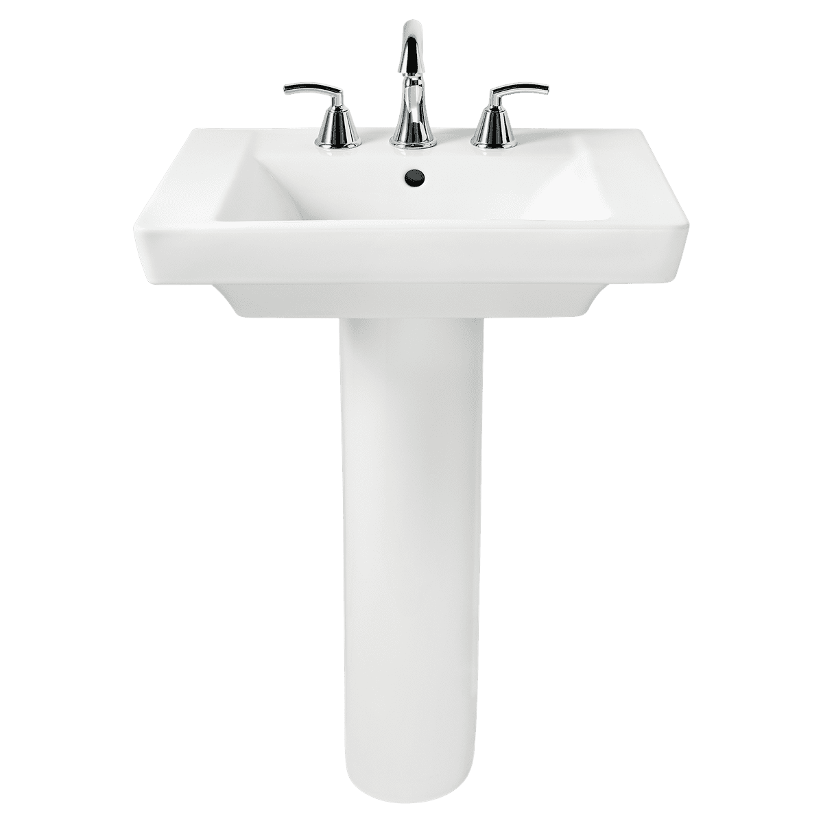 American Standard Boulevard 24 in Pedestal Sink With 4 in Faucet Holes american-standard-boulevard-24-in-pedestal-sink-with-4-in-faucet-holes