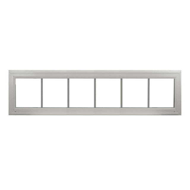 Double Pane Transom Window 72" x 12" Picture Window with Grids Argon ...