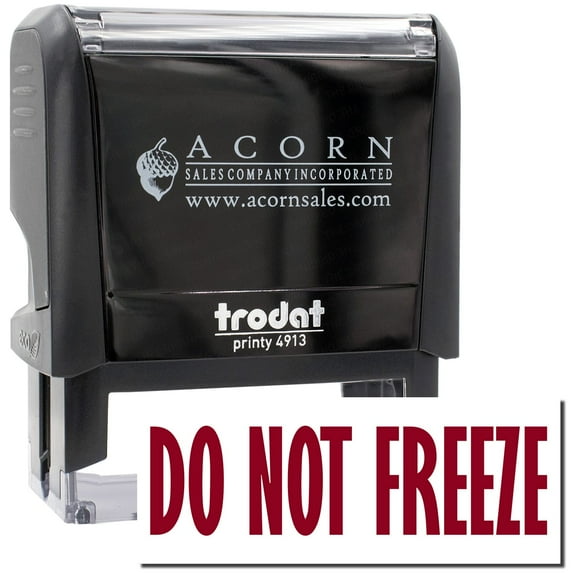 Large Self-Inking Do Not Freeze Stamp, Trodat Printy 4913, Press and ...