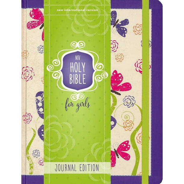 Niv, Holy Bible for Girls, Journal Edition, Hardcover, Purple, Elastic ...