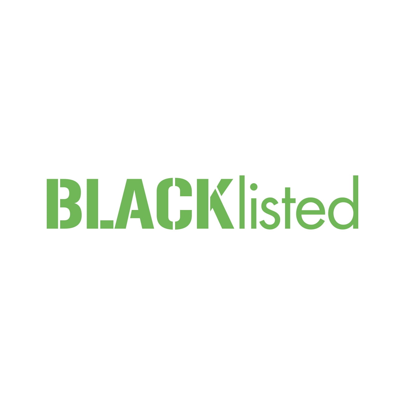 Blacklisted Sticker Decal Die Cut - Self Adhesive Vinyl - Weatherproof ...
